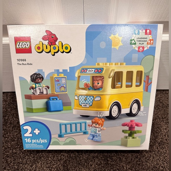 Lego | Toys | Lego Duplo Town The Bus Ride 988 Building Toy Set 16 ...